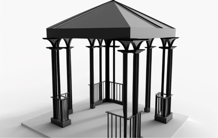 5 Inspirasi Gazebo Minimalis Besi Hollow