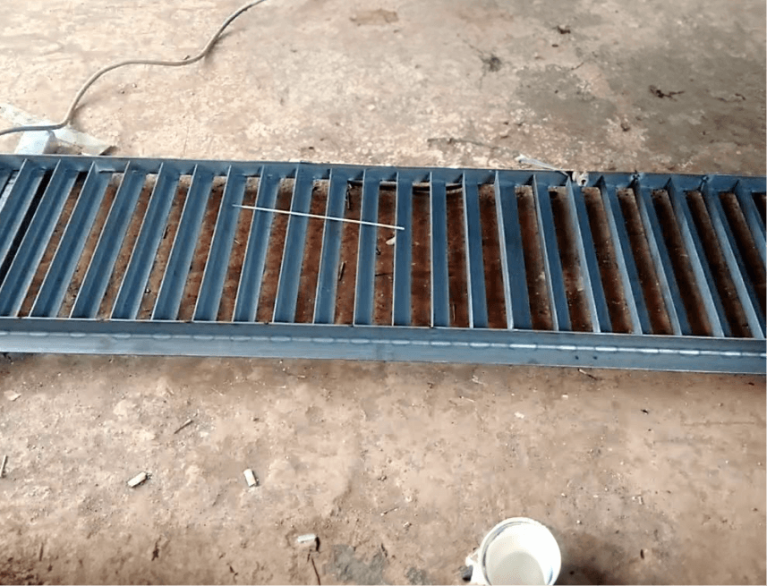 Cara Membuat Tutup Selokan dari Besi Siku