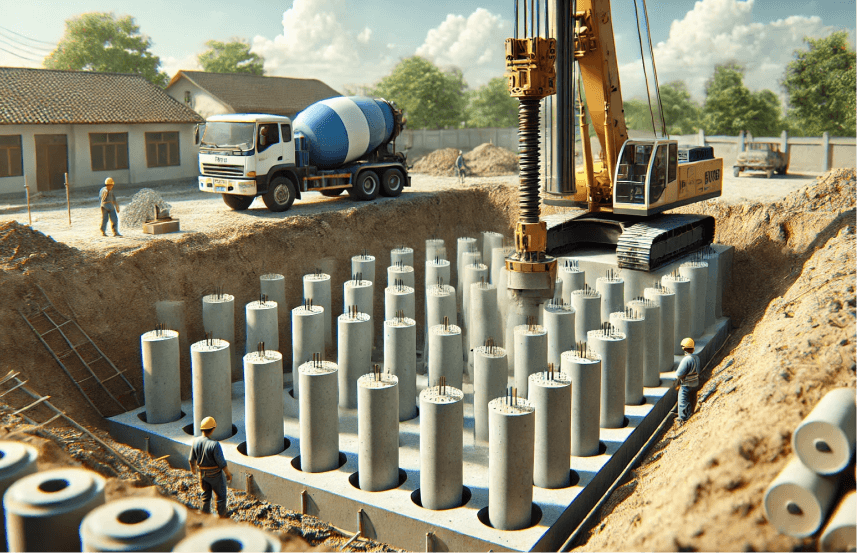 Pondasi Tiang Pancang | Jenis, Cara Pembuatan, Ukuran, dan Kelebihan